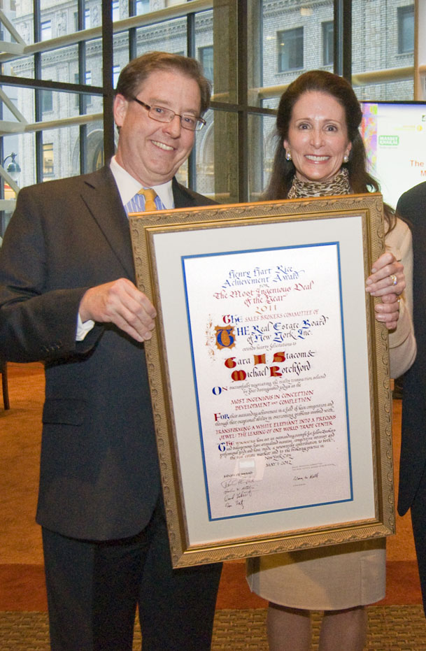 Stacom and Rotchford of C&W honored by REBNY; With first place Henry ...