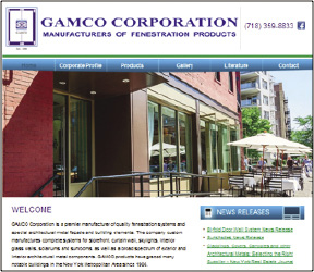 Gamco Corp. re-designs its corporate website : NYREJ