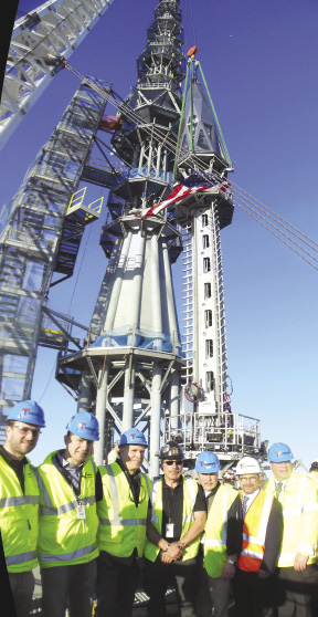 Tishman Construction celebrates installation of One World Trade Center ...