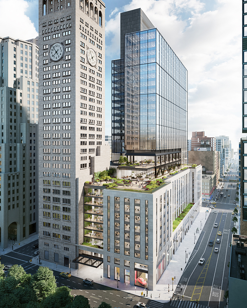 SL Green celebrates topping out of $1.4 million s/f office tower One ...