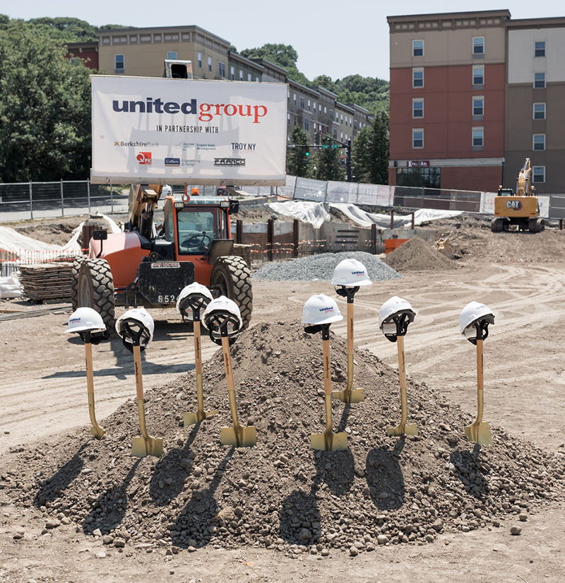 United Group breaks ground on new mixed-use development : NYREJ