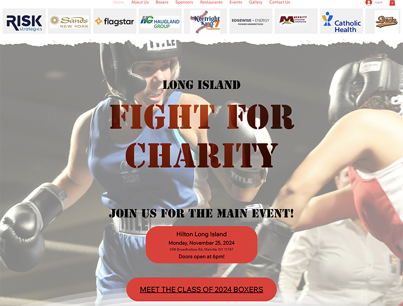 Long Island Fight for Charity to hold main event Nov. 25 : NYREJ