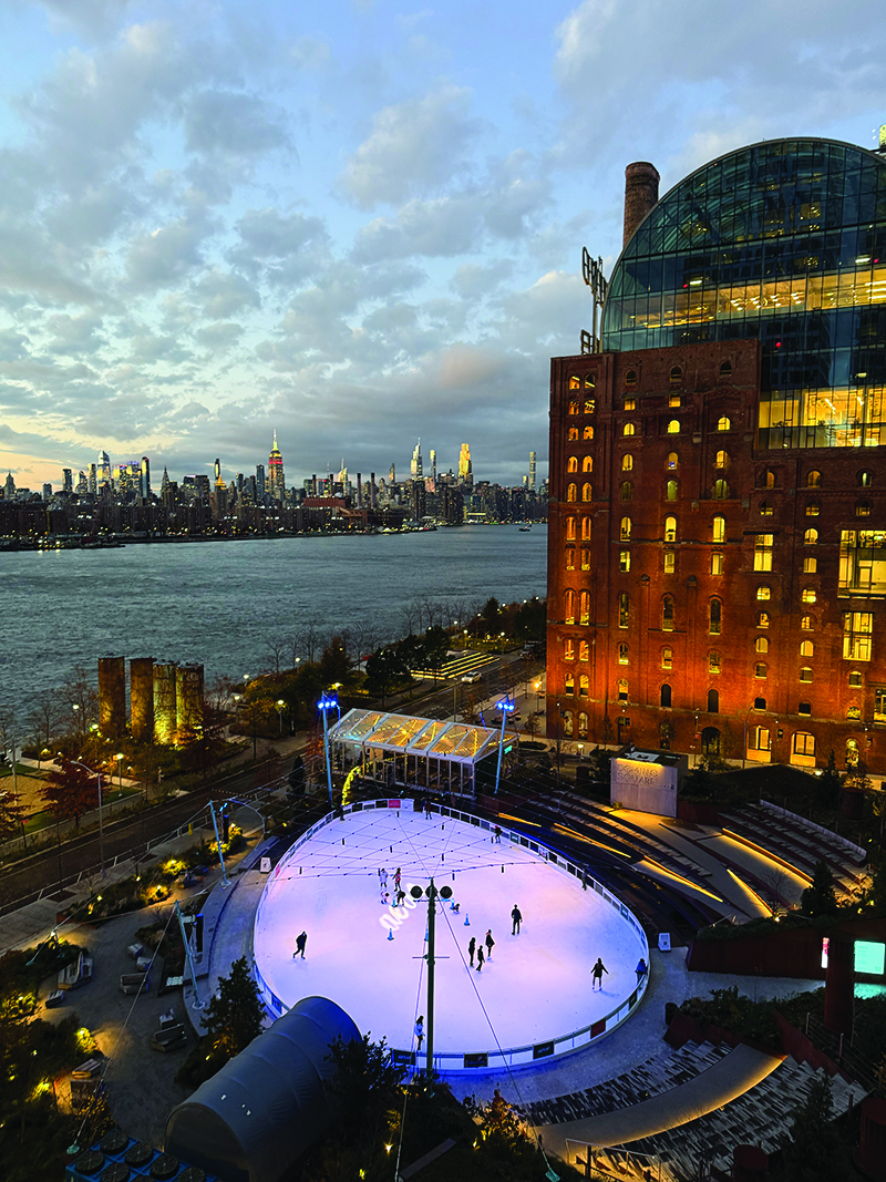 SKATE At Domino Park returns with 7,000 s/f rink for second season : NYREJ