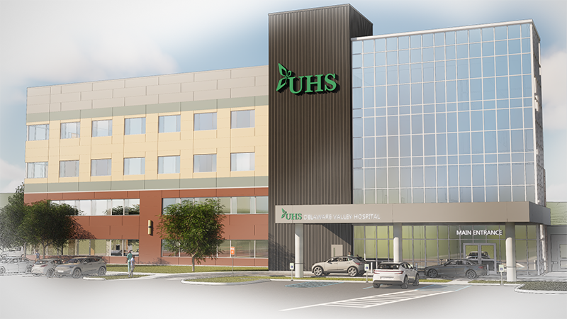 LeChase Construction to build four-story addition to UHS Delaware ...