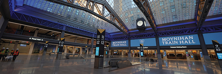 255,000 s/f Moynihan Train Hall opens in Midtown Manhattan – $1.6 ...