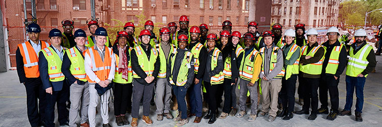 Arden Group and Consigli Construction celebrate topping out of 351,000 ...